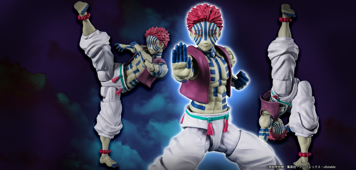 BANDAI 萬代 可動 SHF 鬼滅之刃 猗窩座 2502 - 精美模型玩具 Akaza | Match-Planet 火柴星人