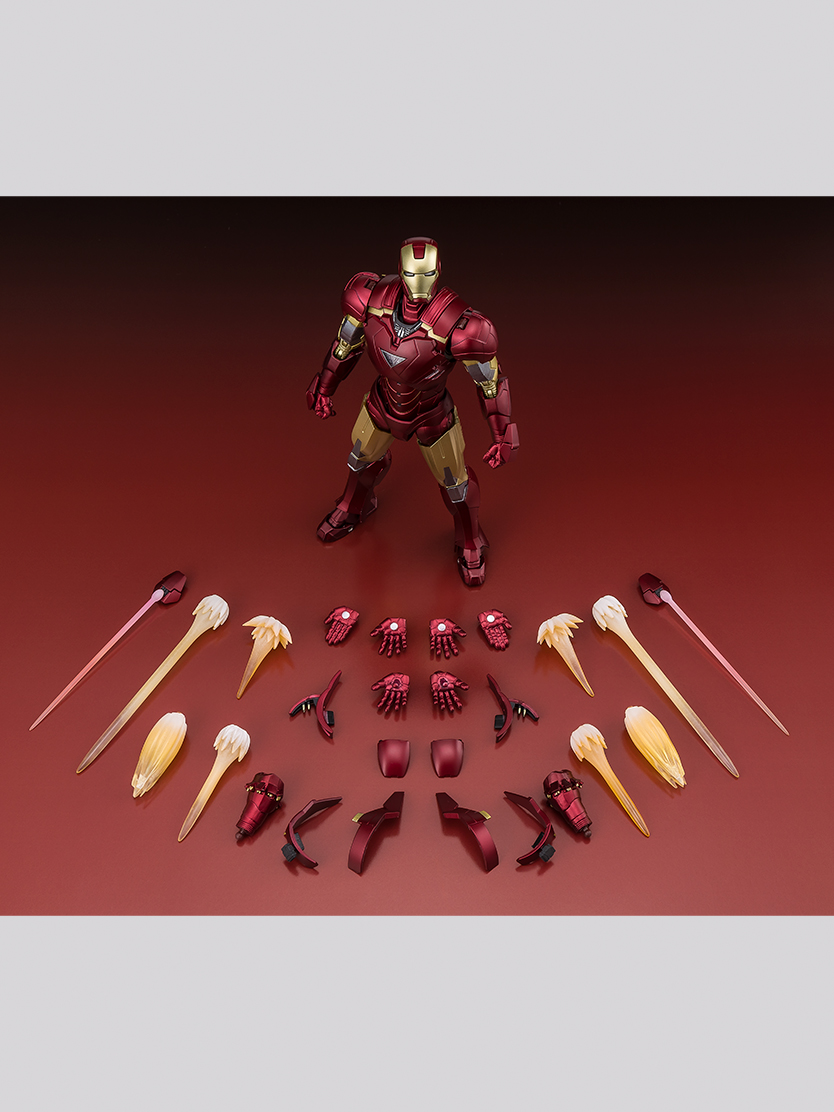 可動 萬代 BANDAI S.H.Figuarts SHF 漫威 鋼鐵人 IRON MAN Mk-6 (THE INFINITY SAGA) - 限量收藏模型玩具 | Match-Planet ...